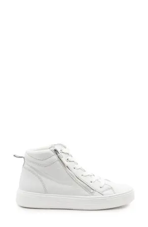 ARA Camden High-top Sneaker - White Calf