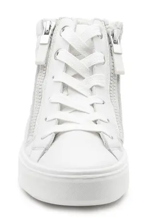 ARA Camden High-top Sneaker - White Calf