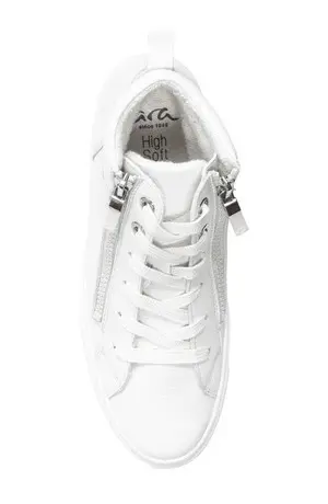 ARA Camden High-top Sneaker - White Calf