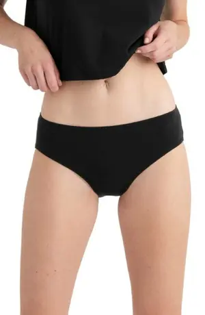 KENT 2-pack Compostable Organic Cotton Hipster Briefs - Black