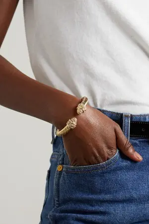 David Yurman Renaissance 18-karat Diamond Cuff
