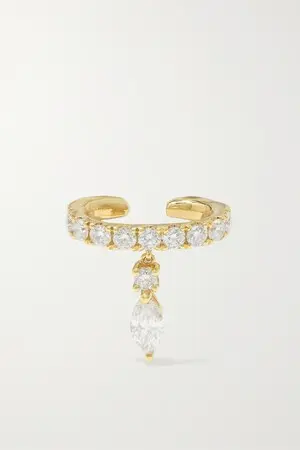 ANITA KO Daphne 18-karat Diamond Ear Cuff - Gold