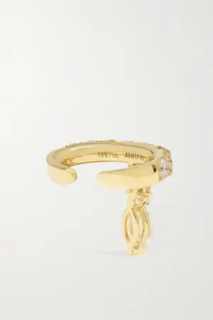 ANITA KO Daphne 18-karat Diamond Ear Cuff