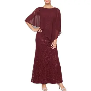 Sl Fashions Paneled Evening Dresses