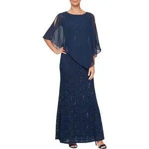 Sl Fashions Paneled Evening Dresses