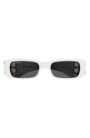Balenciaga 51mm Rectangular Sunglasses