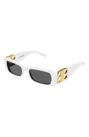 Balenciaga 51mm Rectangular Sunglasses