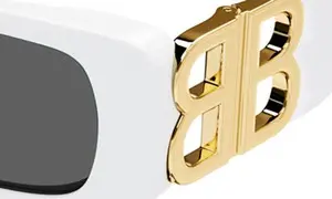 Balenciaga 51mm Rectangular Sunglasses