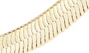 Kendra Scott Kassie 14k Gold Plated Herringbone Chain Necklace