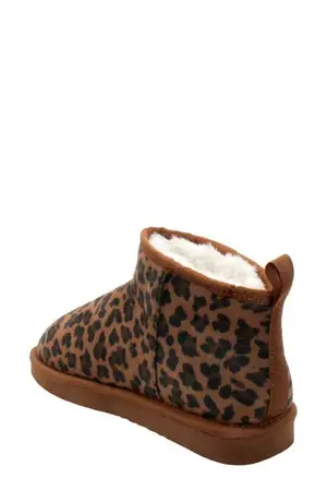 VOLATILE Scruff Faux Shearling Bootie - Leopard