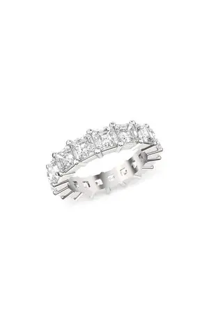 HAUTECARAT Lab Created Diamond Eternity Ring - 18k White Gold