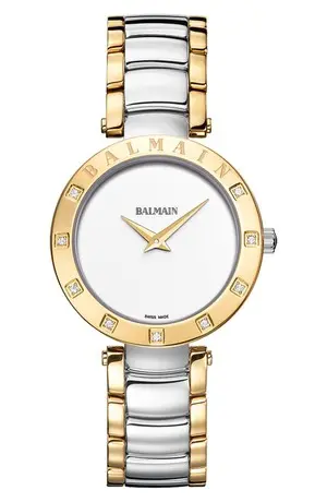 BALMAIN WATCHES Bijou Diamond Bracelet Watch - Two Tone