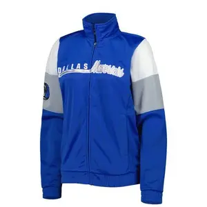 G-III 4HER BY CARL BANKS Dallas Mavericks Change Up Full-zip Track Jacket - Blue