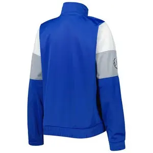 G-III 4HER BY CARL BANKS Dallas Mavericks Change Up Full-zip Track Jacket - Blue