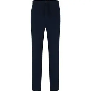 BOSS Waffle Cotton Blend Pajama Pants - Dark Blue