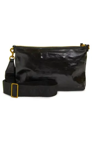 Isabel Marant Étoile Nessah Wardy Leather Crossbody Bag - Black