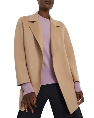 Theory Clairene Double Face Jacket Palomino