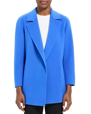 Theory Clairene Double Face Jacket Seashore