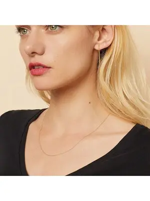ORADINA 14k Yellow Solid Gold Rimini Rolo Chain
