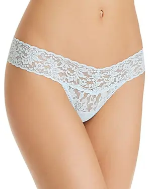 Hanky Panky Signature Low Rise Thongs Celeste Blue