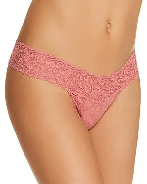 Hanky Panky Signature Low Rise Thongs Pink Sand