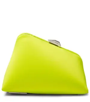 Attico Midnight Satin Clutch