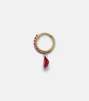 PERSEE 18kt Yellow Ruby Single Earring