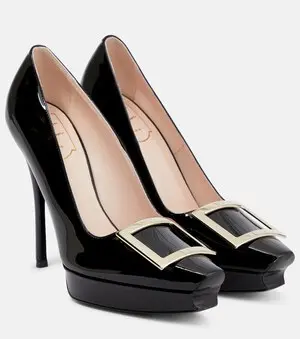 ROGER VIVIER Belle Vivier Platform Pumps - Black