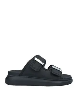 Alexander McQueen Sandals Size Rubber - Black