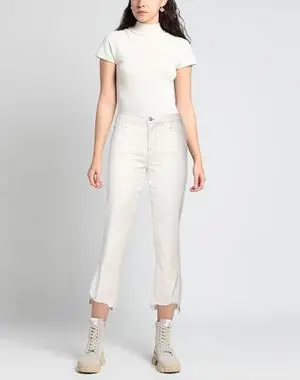 FRAME Straight Leg Pants - Ivory