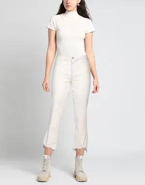 FRAME Straight Leg Pants - Ivory