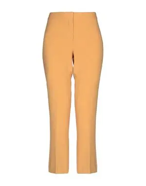 Theory Crepe Tapered-leg Trousers - Orange