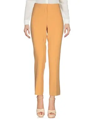 Theory Crepe Tapered-leg Trousers - Orange