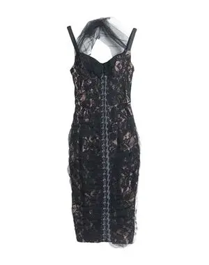 Elisabetta Franchi Mini Bodycon Dress Black