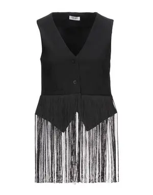 LIU •JO Tailored Vest With Fringe