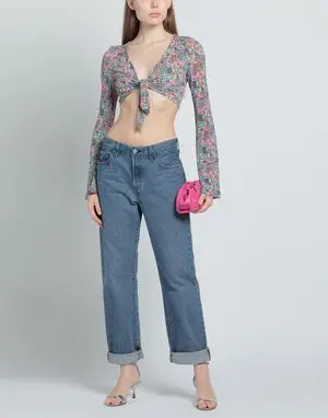 CHIARA FERRAGNI Floral Print Viscose-blend Shrug