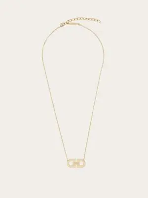 FERRAGAMO Gancini Pendant Necklace - Gold