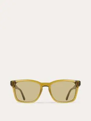 FERRAGAMO Rectangular Sunglasses Beige