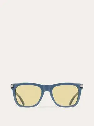 FERRAGAMO Rectangular Sunglasses Blue