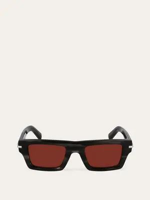FERRAGAMO Rectangular Sunglasses - Red