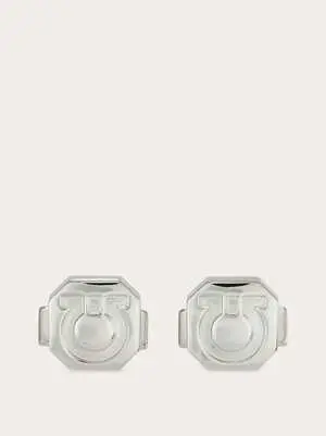 FERRAGAMO Gancini Cufflinks - Silver