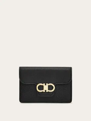 FERRAGAMO Gancini Key Holder - Black