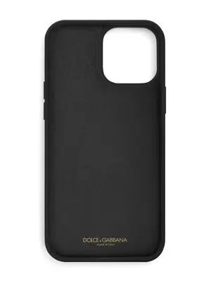 Dolce & Gabbana Logo-tag Iphone 13 Pro Max Case - Black