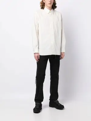 C2H4 Raw-cut Hem Shirt