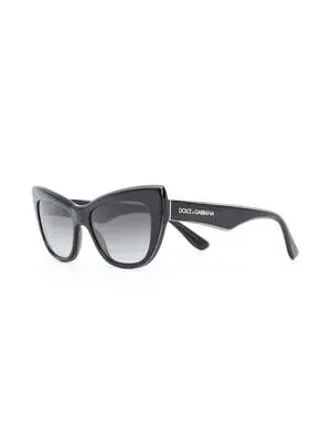 Dolce & Gabbana Cat Eye Gradient Lens Sunglasses