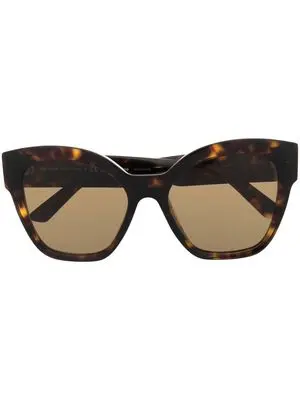 Prada Tortoiseshell Butterfly Sunglasses - Brown