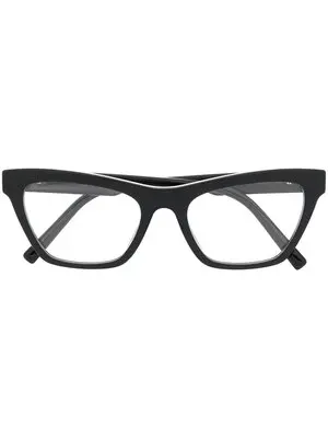 Dolce & Gabbana Logo-plaque Cat-eye Glasses - Black