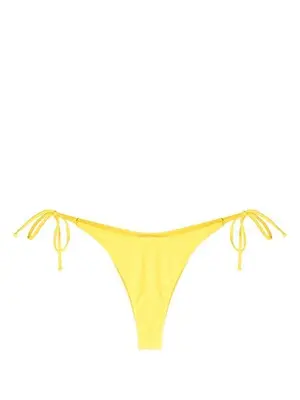Moschino Patch Bikini Bottom - Yellow