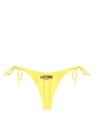 Moschino Patch Bikini Bottom - Yellow
