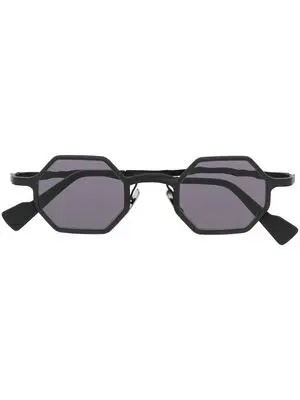 KUBORAUM Geometric Frame Tinted Sunglasses - Black